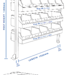 Starter Shelving Kit Hiace 2005-05/2019 1 bay x 1030mm - Roof Rack World