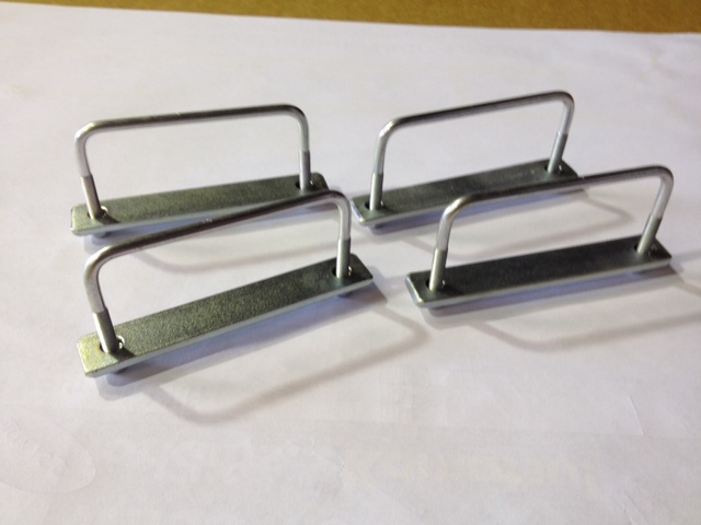 Roof Rack Basket U-Bolt kit (95mm) with nyloc nuts (x4) - Roof Rack World