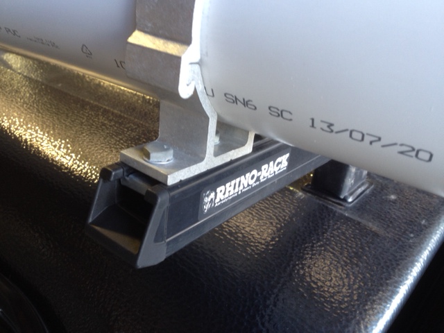 Rhino-Rack BC2 100mm Conduit/Pipe Clamp Set (2 bars) - Roof Rack World