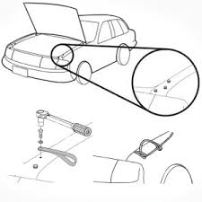 Rhino-Rack Rack RAS Anchor Bonnet Strap (pr) - Roof Rack World
