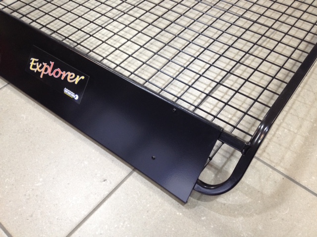 Steel Mesh Tray / Basket Explorer Medium 1.35 x 1.0 x 0.12m - Roof Rack ...