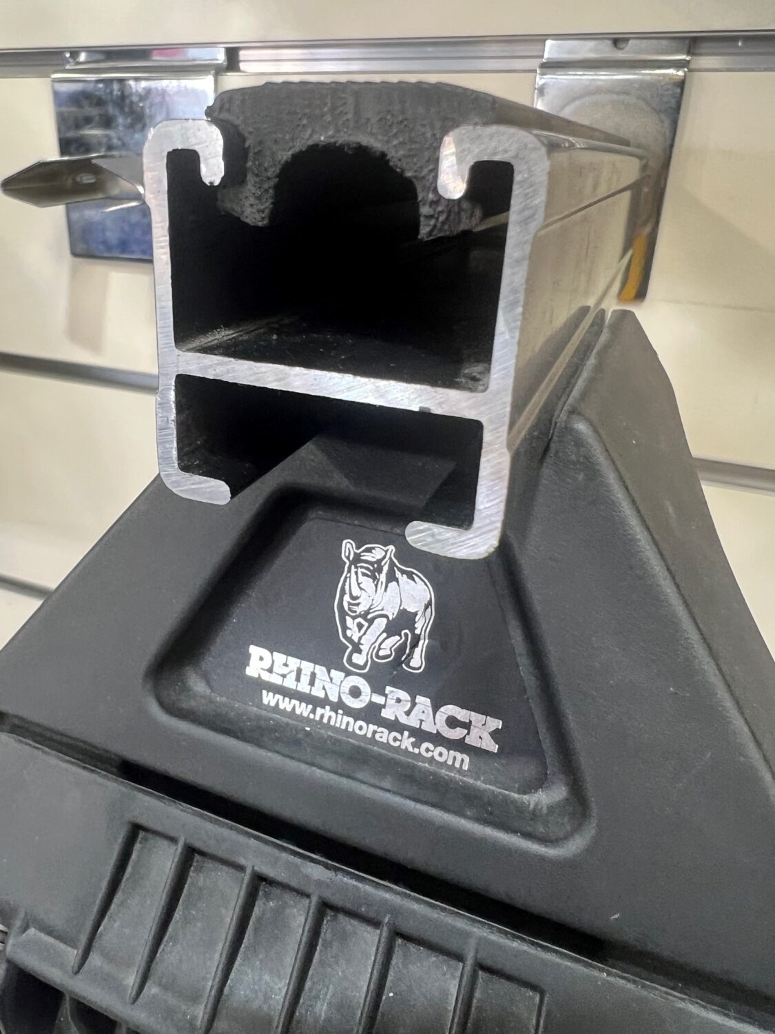 Rhino-Rack RB1650B Heavy Duty Bar (Black 1650mm) (ea) - Roof Rack World