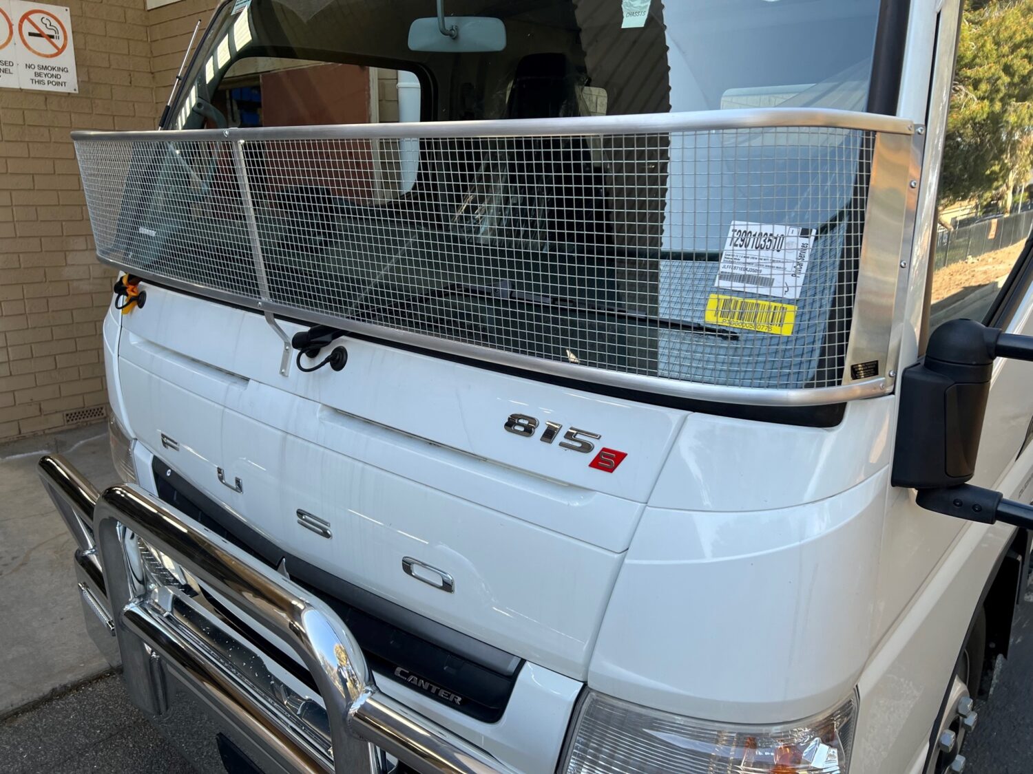 Mitsubishi/Fuso Canter 2006 on Wide Cab Windscreen Stone Protector ...