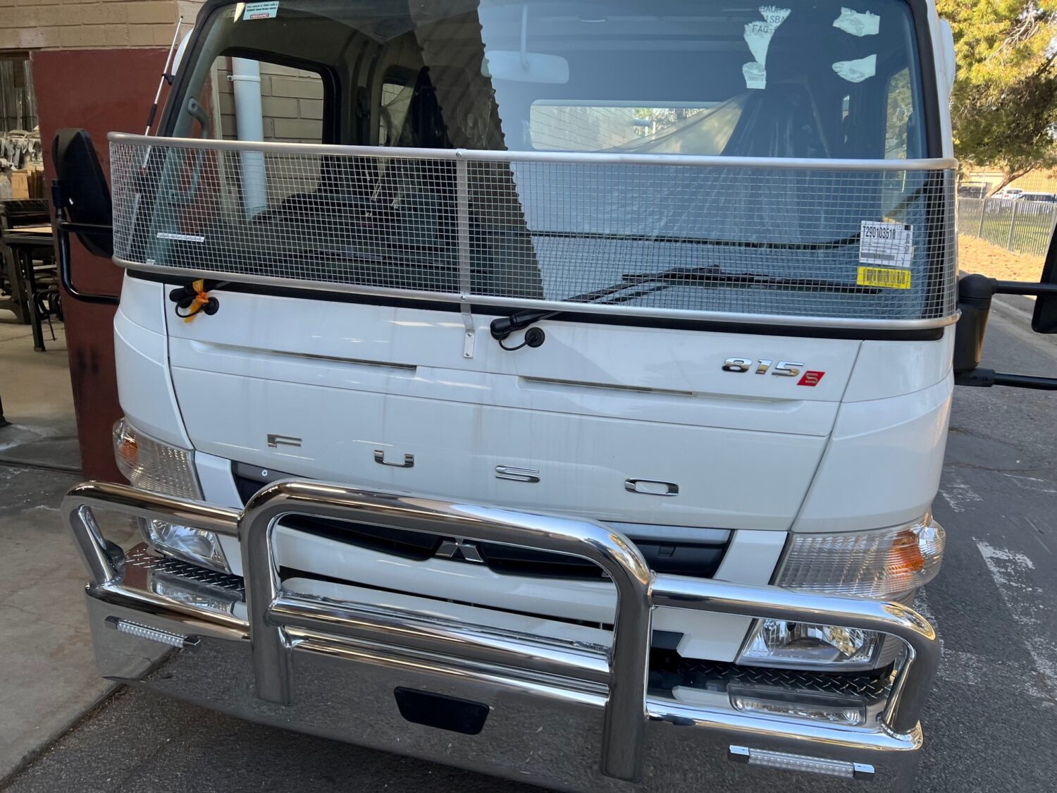 Mitsubishi/Fuso Canter 2006 on Wide Cab Windscreen Stone Protector ...