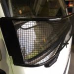 Toyota Coaster Bus 1993-2017 Black Windscreen Stone Protector - Roof ...