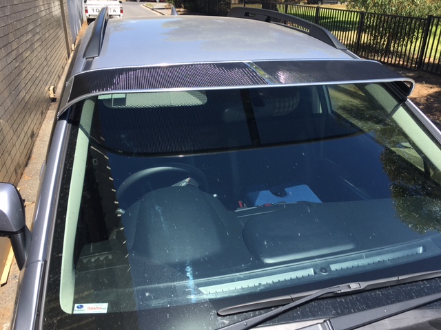 Sunvisor Subaru XV 2012on Mesh Windscreen Sunvisor - Roof Rack World