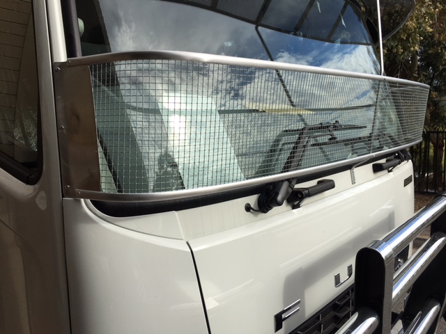 Mitsubishi/Fuso FM Wide Cab 2011on Windscreen Stone Protector - Roof ...