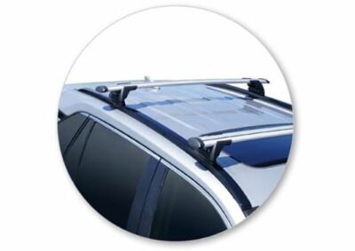 Toyota Rav4 (with factory rails) 05/2019on Yakima Silver Through Bars ...