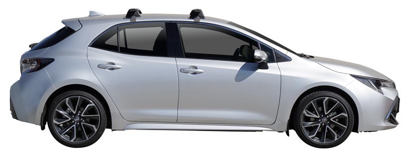 Toyota Corolla 5dr Hatch 08/18on Yakima ThroughBar Roof Racks (pr ...