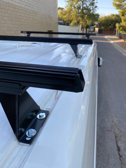 Toyota Hiace LWB/SLWB Gen6 2019on Rhino-Rack Heavy Duty Bars with Steel ...