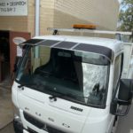 Mitsubishi/Fuso Canter City Narrow Cab Mesh Windscreen Sunvisor (2015on ...