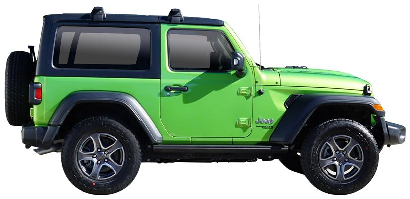 Jeep Wrangler JL 2 & 4dr Hard Top 03/19on Yakima Gutter Mount Racks ...