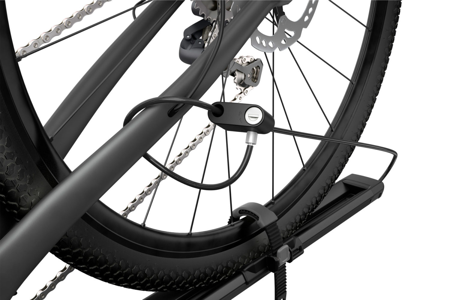 Thule 564001 Fast Ride Black Roof Top Mounted Bike Carrier - Roof Rack ...