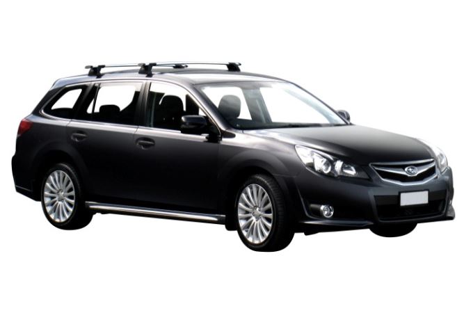 Subaru Liberty Wagon (with fixed points) 2009-2013 Yakima Thru Roof ...