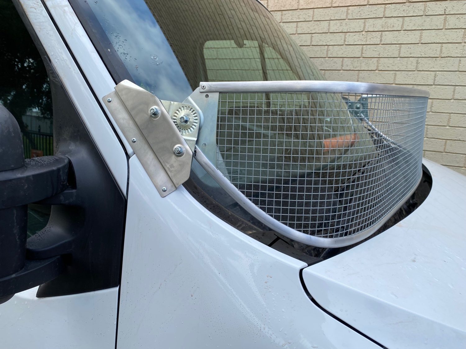 Renault Master 300mm Silver Mesh Windscreen Stoneguard - Roof Rack World