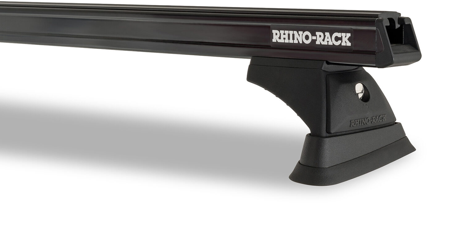 Toyota Hiace SLWB Gen6 06/2019on Rhino-Rack Black Roof racks (3 Bar ...