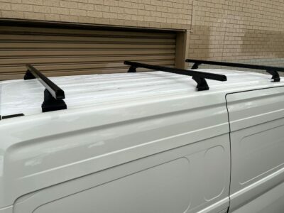 Toyota Hiace SLWB Gen6 06/2019on Rhino-Rack SILVER Roof Racks (3 Bar ...