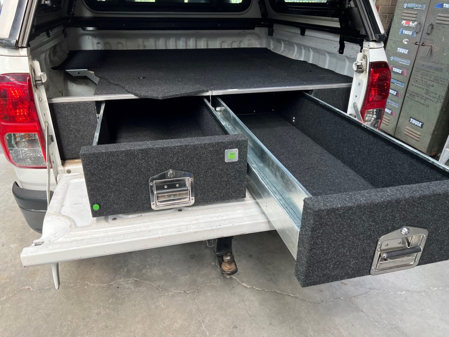 Twin Drawer Storage System & Wing Kit Combo (800mm) - Roof Rack World