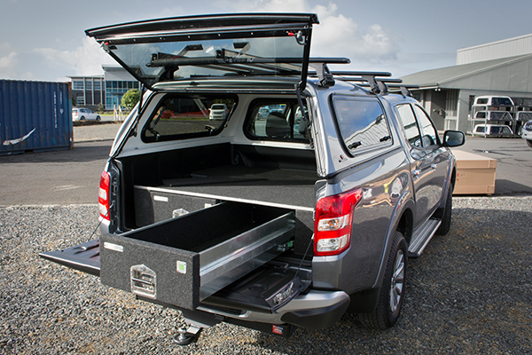 Twin Drawer Storage System & Wing Kit Combo (1350mm) - Roof Rack World