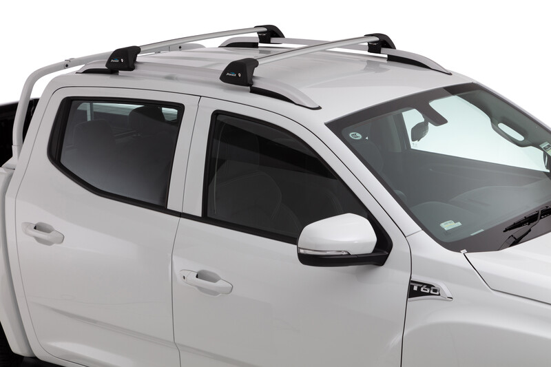 Ford Ranger Next Gen Wildtrak July 2022on Silver Yakima Flush Bars (2 ...