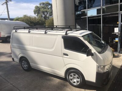 Toyota Hiace LWB 2005- 05/2019 Tradesman Roof Rack 3.3 x 1.4m - Roof ...