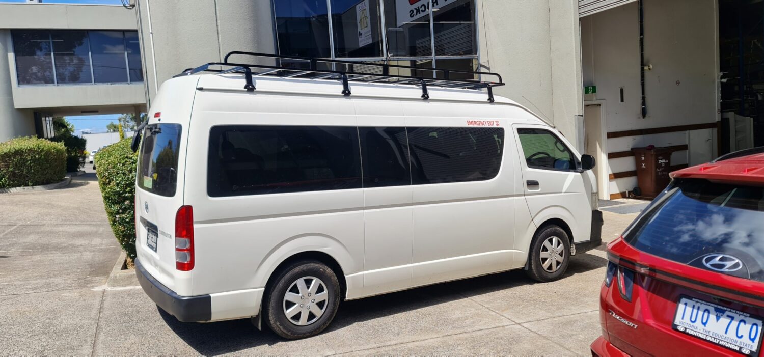 Toyota Hiace SLWB 2005- 05/2019 Tradesman Roof Rack 3.3 x 1.4m - Roof ...
