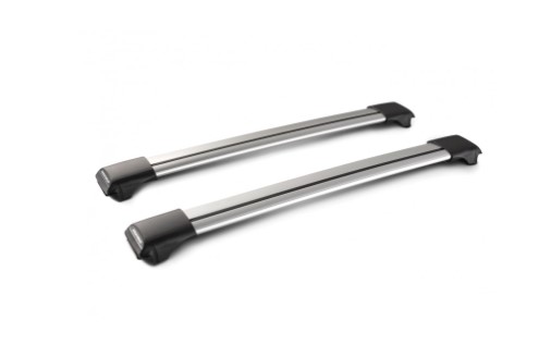 Volkswagen Amarok (with roof rails) May2023on Yakima Silver Rail Bars ...