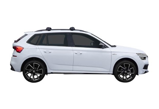 Skoda Kamiq 5dr Wagon With Roof Rails 2020-on Yakima Silver Flush bars ...