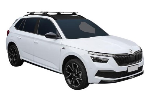Skoda Kamiq 5dr Wagon With Roof Rails 2020-on Yakima Silver Thru Bars ...