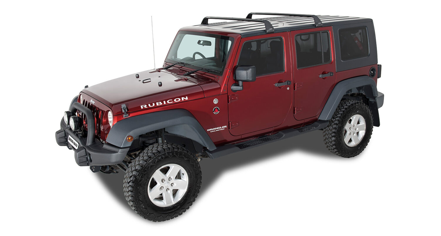 Jeep Wrangler JK 4dr 03/2007 to 03/2019 Hard Top Rhino Racks - Roof ...