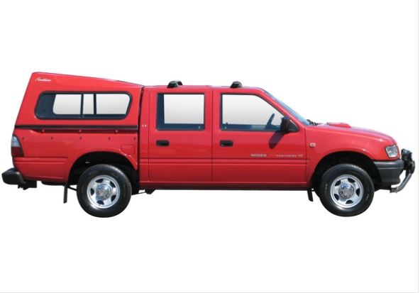 Holden Rodeo Dual Cab1998 - Feb2003 Yakima Black Thru Bars (pr) (S16Y ...