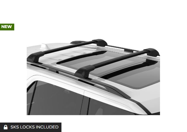 Kia Carnival Feb2021on (with raised rails) Yakima JetStream FX Flush ...