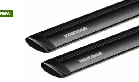 Yakima JetStream Black Thru Bars 127cm (2) 9813501 - Roof Rack World
