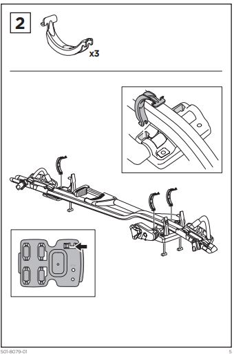 Thule ProRide SquareBar/Oval bar Adapter 889500 - Roof Rack World